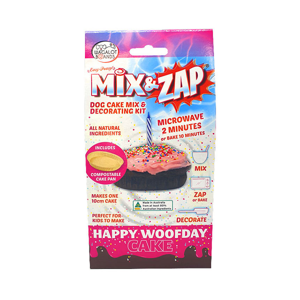 Cake Mix Happy Woofday Cake Kit – Pink | The Candy Co