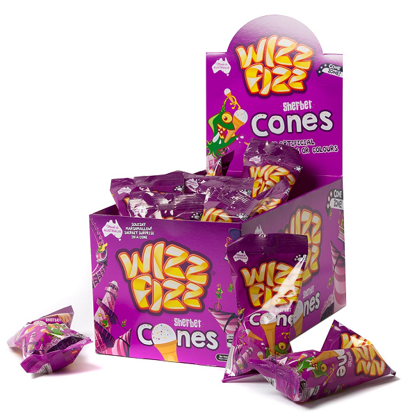 Wizz Fizz Sherbet Cone 14g | The Candy Co