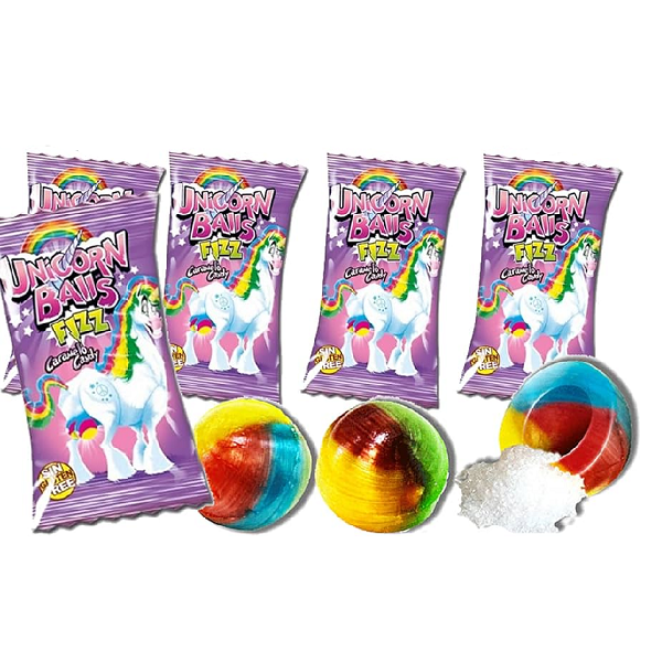 Fini Unicorn Balls Fizz Caramelo Candy 5 pack | The Candy Co